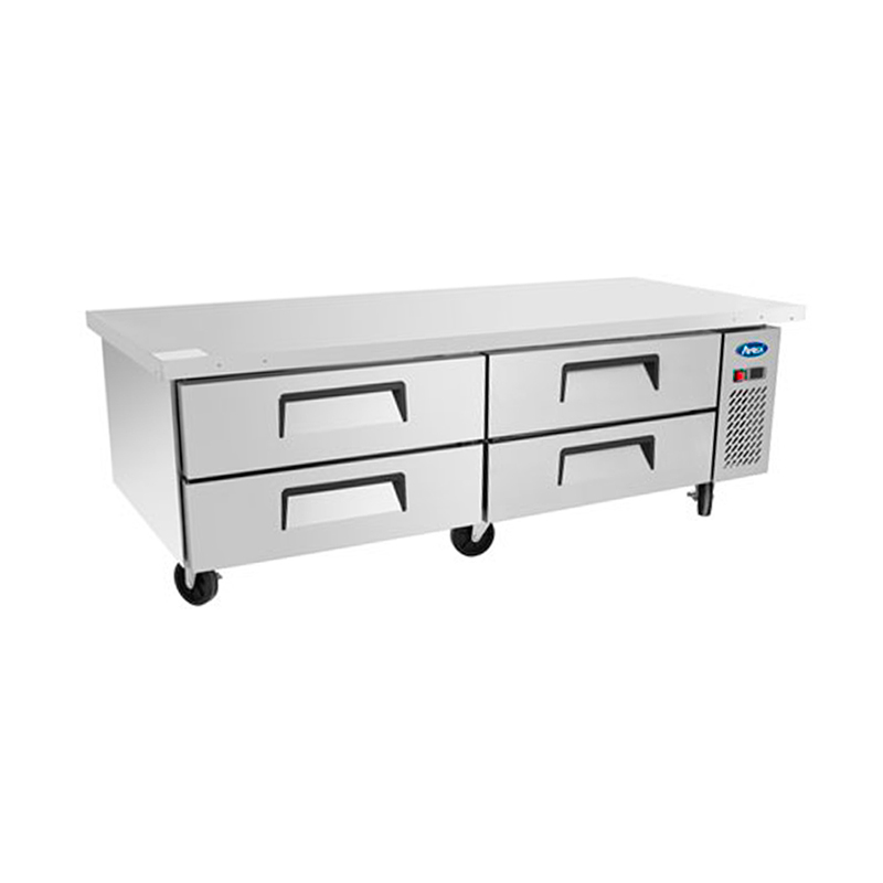 Bases refrigeradas para chef 4 cajones 2 insertos enteros MGF8453GR ...