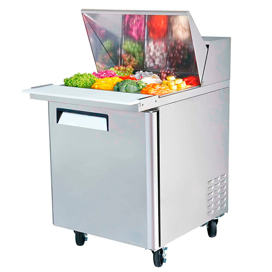 Mesa refrigerada para preparar sandwiches - ensaladas 1 puerta ...