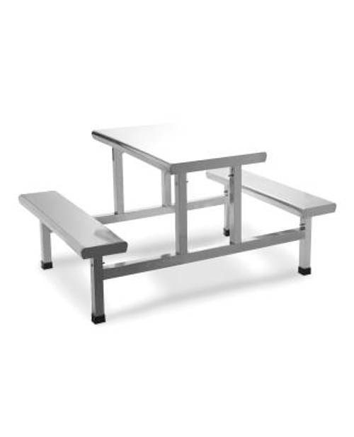 Mesa para fast food 4 personas en acero inoxidable FB-BN-W25 | Migsa ...